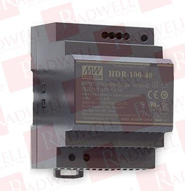 HDR-100-24 Power Supply by MEAN WELL