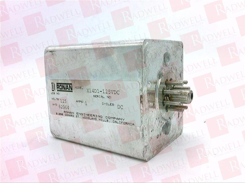 X14D1-115VAC Panel Accessory by RONAN ENGINEERING CO