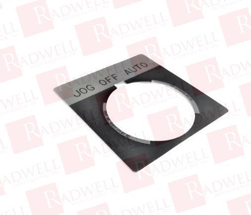 800T-X559E-JOG-OFF-AUTO Legend Plate by ALLEN BRADLEY