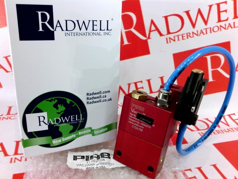 31.00.P004 Pneumatic Valve by PIAB VACUUM PRODUCTS