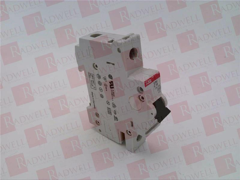 S261-C10 Din Rail Mount Circuit Breaker by - ABB - ASEA BROWN BOVERI