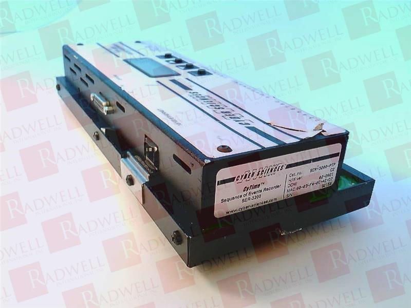 SER-3200-PTP Chart Recorder by CYBER SCIENCES
