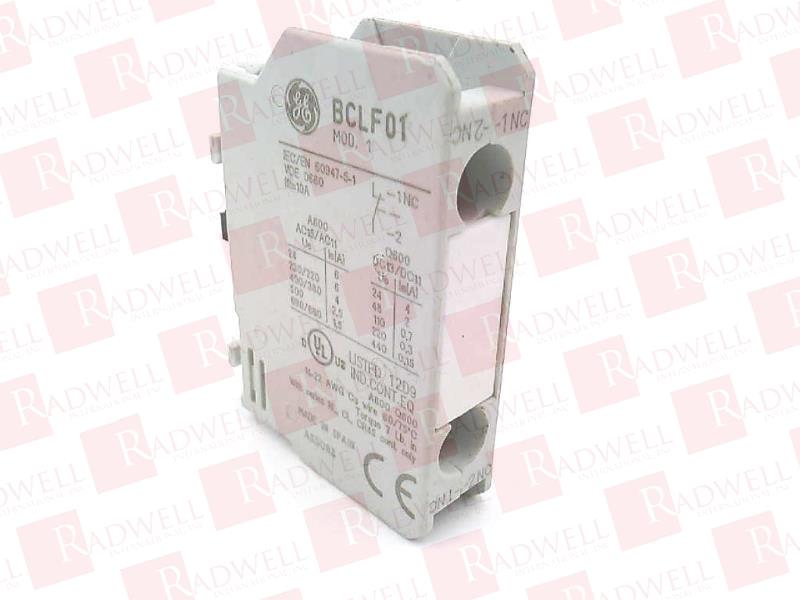 BCLF01 Auxiliary Contact by GENERAL ELECTRIC