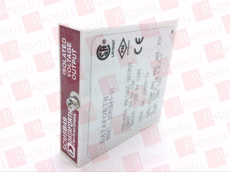 SCM5B49-07 Signal Conditioner/Transmitter by DATAFORTH