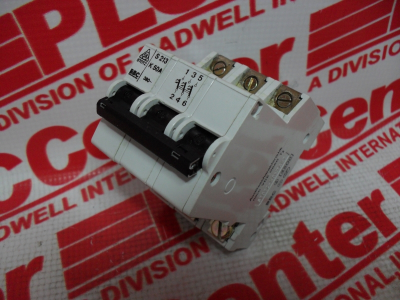 S213-K50 Din Rail Mount Circuit Breaker by - ABB - ASEA BROWN BOVERI