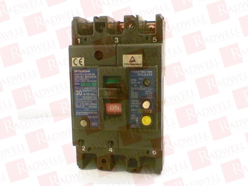 NV50-CP-3P-30A Molded Case Circuit Breaker by MITSUBISHI