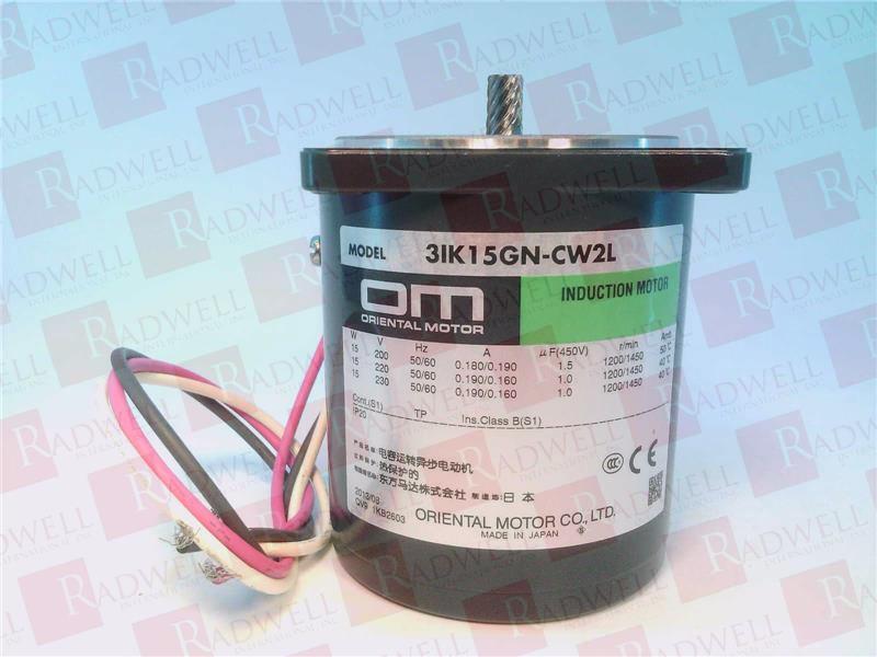 3IK15GN-CW2L2 Motor by ORIENTAL MOTOR