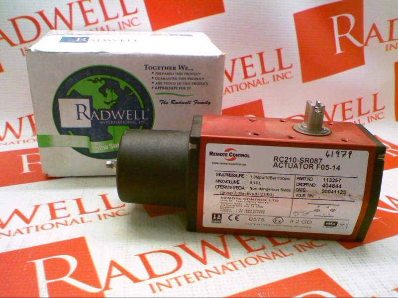 RC210-SR087 Pneumatic Actuator by REMOTE CONTROL TECHNOLOGY