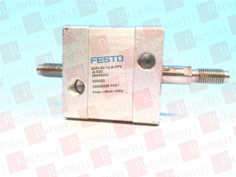 ADN-40-10-A-PPS-A-S20 Pneumatic Cylinder by FESTO