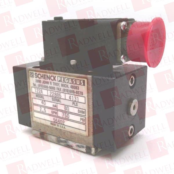 122A Hydraulic Valve by SCHENCK PEGASUS