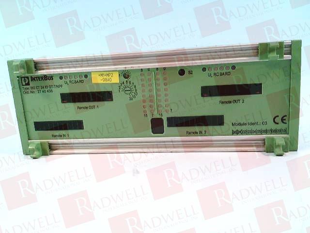 IBS CT 24 IO GT-T/NPF Interbus Module & Hub by PHOENIX CONTACT