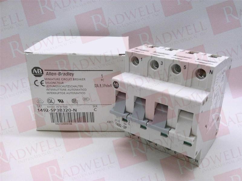 1492-SP3B320-N Din Rail Mount Circuit Breaker by ALLEN BRADLEY