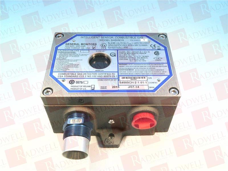 S4000CH-2-1-01-1 Gas Monitoring System by GENERAL MONITORS INC