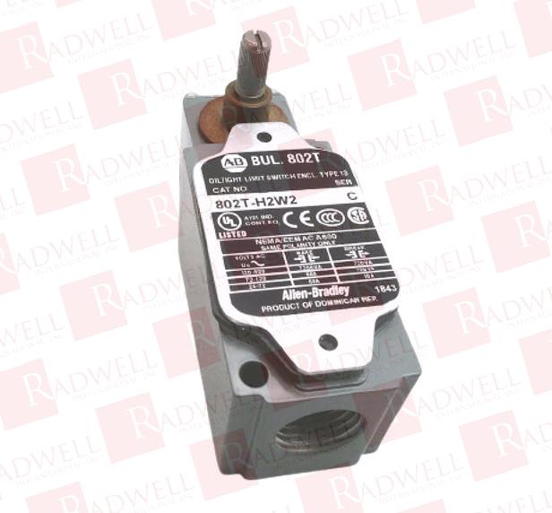 802T-H2W2 Limit Switch by ALLEN BRADLEY