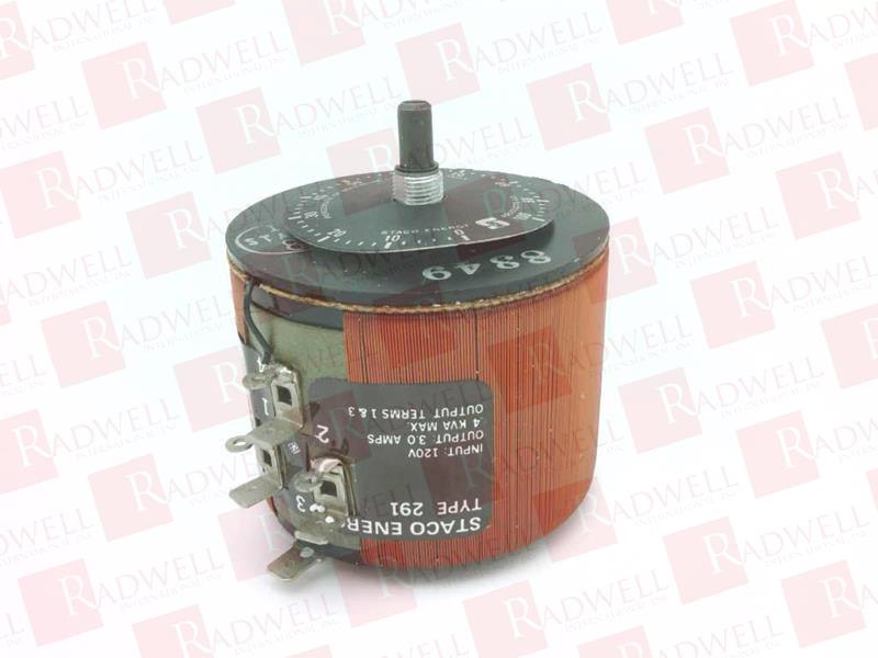 291 Variable Transformer/Variac by STACO ENERGY PRODUCTS