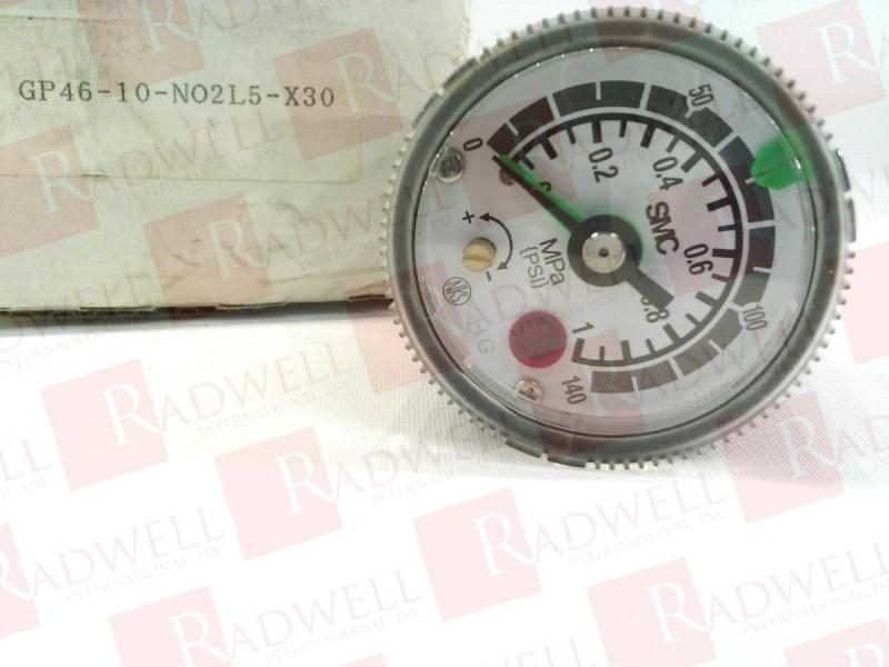 GP46-10-N02L5-X30 Pressure Gauge by SMC