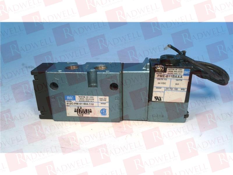 812C-PM-611BA-112 Solenoid Valve by MAC VALVES INC
