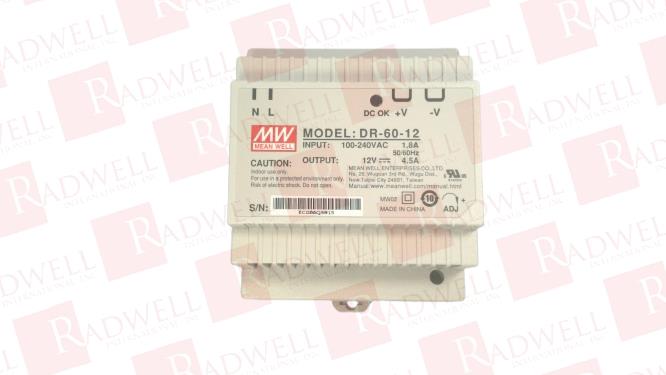 DR-60-12 Din Rail and Track by MEAN WELL