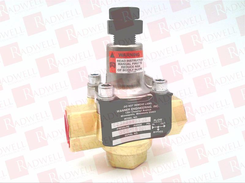 C23-ABBVSSJG Pressure Relief Valve by WANNER ENGINEERING