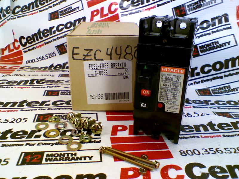 S-60SB-2P-60A Molded Case Circuit Breaker by HITACHI