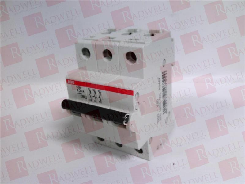 S203-K20 Din Rail Mount Circuit Breaker by - ABB - ASEA BROWN BOVERI