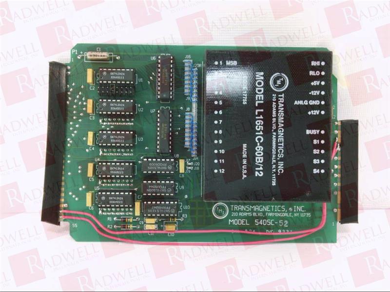 5405C-52 PC Board PLC/Add-On Board by TRANSMAGNETICS