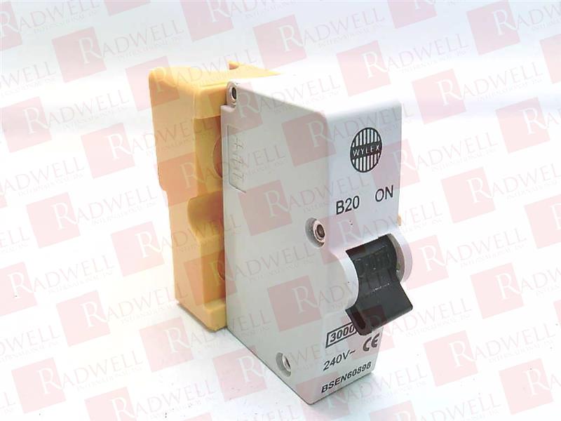 B20 Din Rail Mount Circuit Breaker by WYLEX