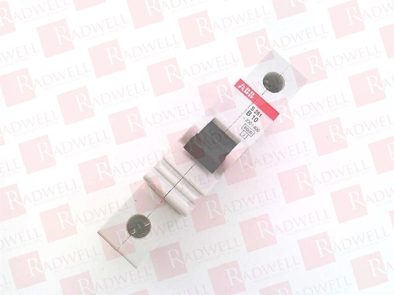 S261-B10 Din Rail Mount Circuit Breaker by - ABB - ASEA BROWN BOVERI