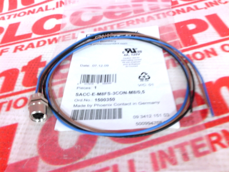 SACC-E-M 8FS-3CON-M8/0,5 Connector/Terminal/Pin par PHOENIX CONTACT