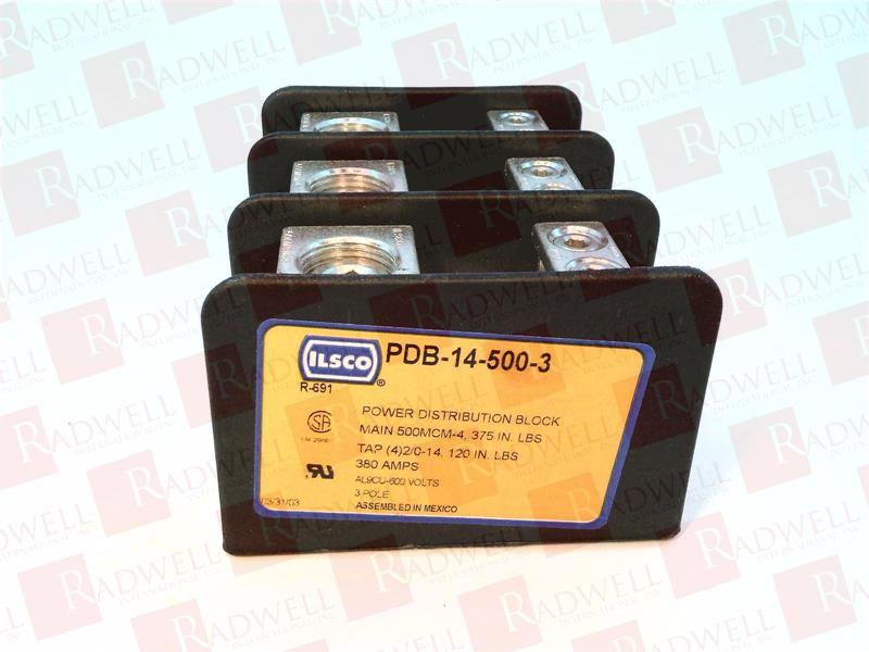 PDB-14-500-3 Power Distribution Block by ILSCO