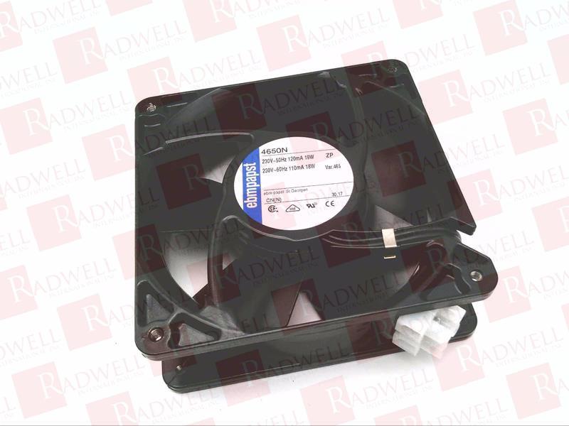 4650N-465 Fan/Thermal Management for Control Panel by EBM PAPST
