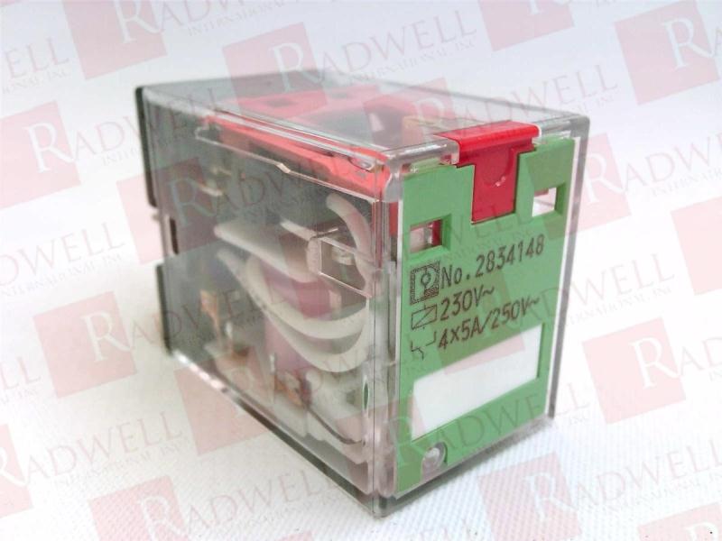 REL-IR/L-230AC/4X21AU Relay/Socket by PHOENIX CONTACT
