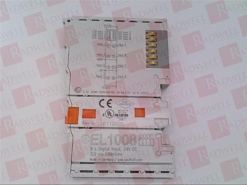 EL1008 PLC Programming Terminal by BECKHOFF