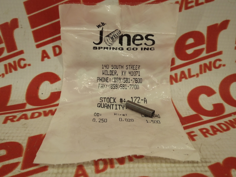 172-A Spring by WB JONES SPRING