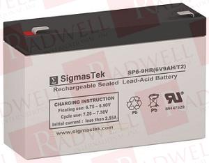 SP6-9HR Battery by SIGMAS TEK