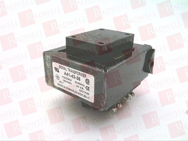 A41-43-36 Transformer PC Board Mount by SIGNAL TRANSFORMER