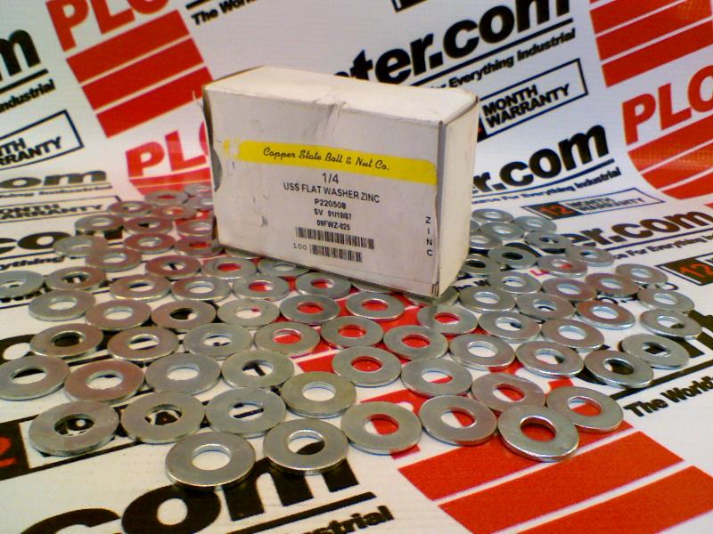 09FWZ-025 Nut/Bolt/Rod/Washer by COPPER STATE BOLT & NUT CO