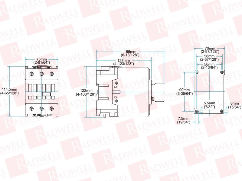CA7-85-00-120-SUB Contactor by RADWELL VERIFIED SUBSTITUTE