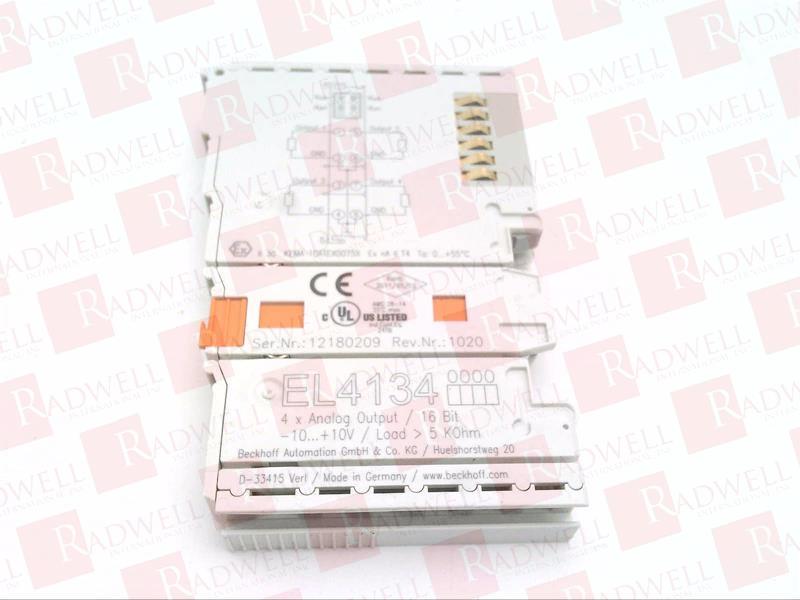 EL4134 PLC Programming Terminal by BECKHOFF