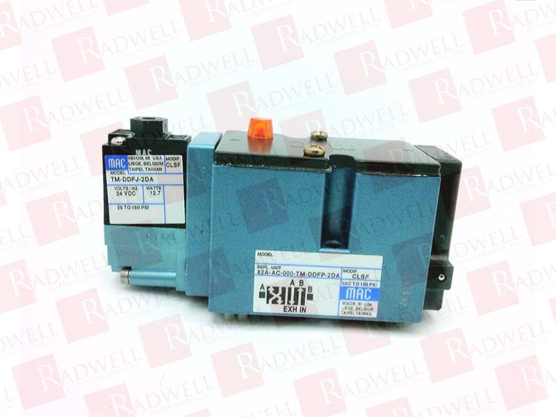 82A-AC-000-TM-DDFP-2DA=CLSF Solenoid Valve by MAC VALVES INC