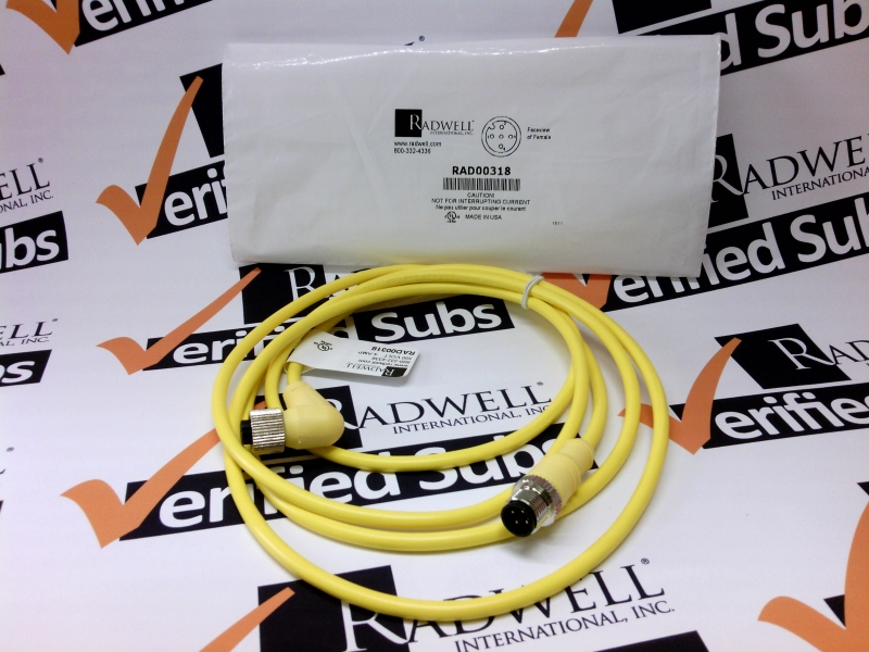 WK 4.4T-2-RS 4.4T-SUB QD Cable/Cord Set by RADWELL VERIFIED SUBSTITUTE