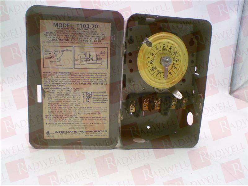 T103.70 Timer/Counter by INTERMATIC