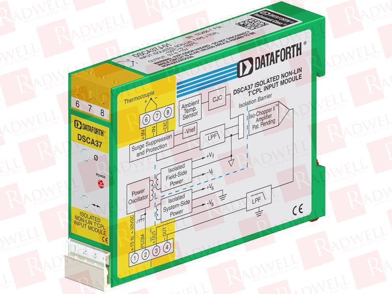 DSCA37K-02 Signal Conditioner/Transmitter by DATAFORTH