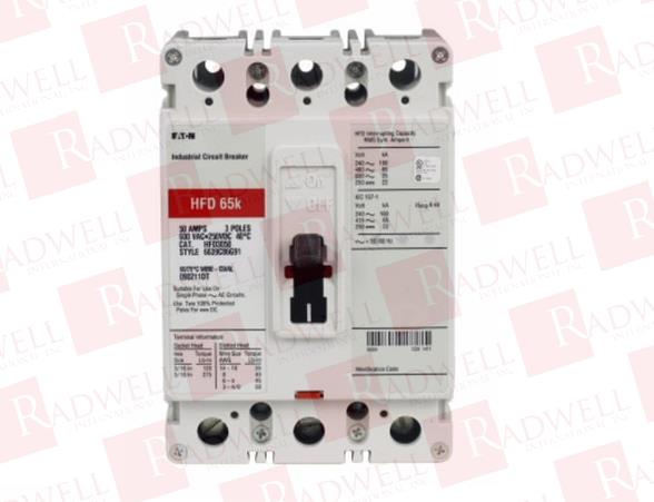 HFD3100 Molded Case Circuit Breaker by CUTLER HAMMER