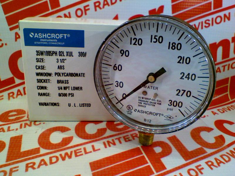 NO-35W1005P02LXUL Hydraulic Flow Meter & Gauge by ASHCROFT