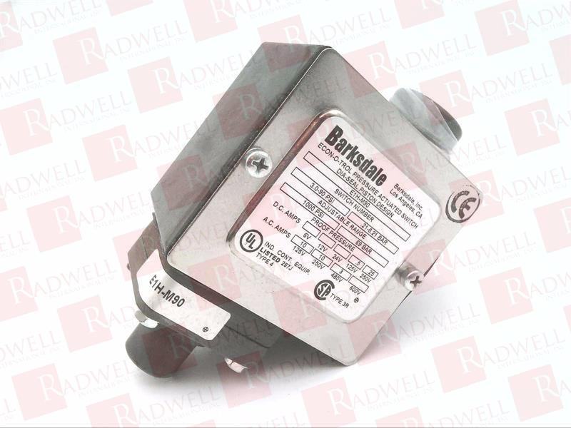 E1H-M90 Pressure Switch by BARKSDALE