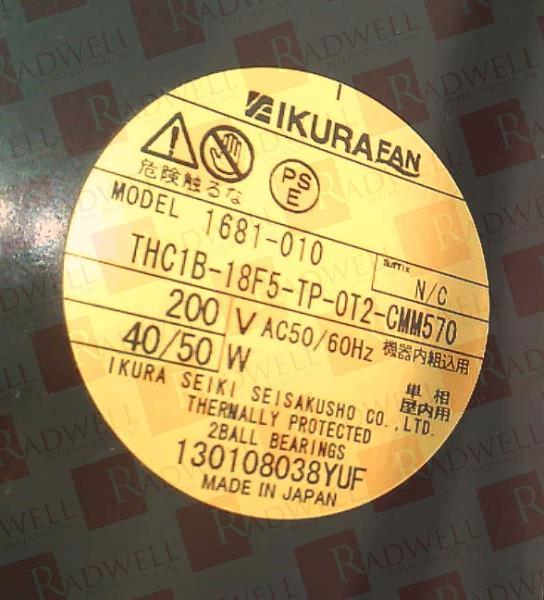 THC1B-18F5-TP-0T2-CMM570 Machine Part by IKURA SEIKI SS