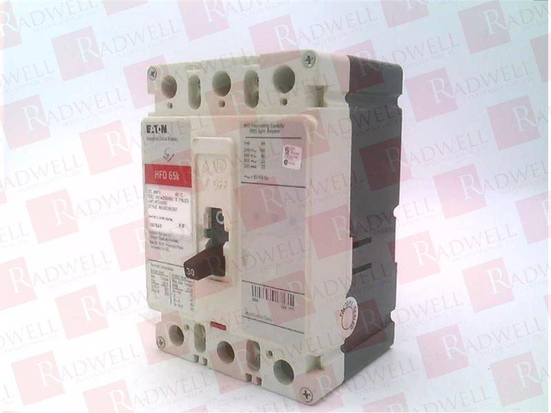 HFD3030 Molded Case Circuit Breaker by CUTLER HAMMER