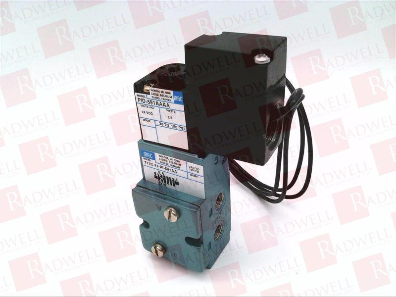 711C-11-PI-591AA Solenoid Valve by MAC VALVES INC