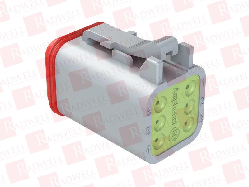 AT06-6S-RD01 Plug/Receptacle by AMPHENOL